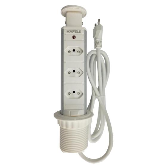 Torre Tomada embutir Móveis 3 Tomadas 2P+T até 20A branco - HAFELE ...