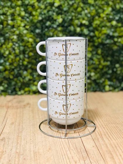 Torre Xícara Personalizada de Porcelana Com Sua Foto ou Logo ...