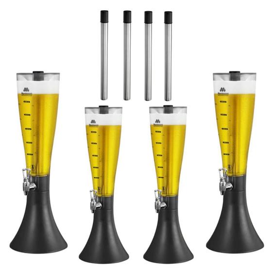 Torres De Chopp Com 4 De 3,5 Litros 4 Refis Extra Marchesoni - Torre de ...