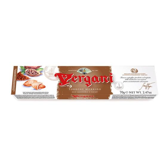 Torrone com Amêndoas e Cacau Vergani 70g - Torrone - Magazine Luiza