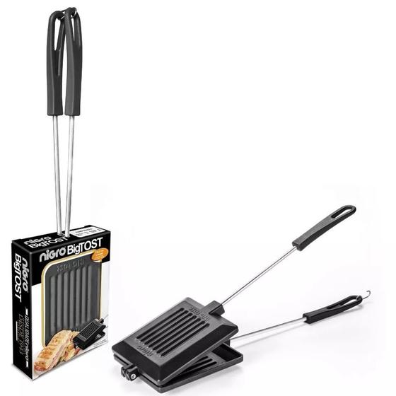 Tostadeira Tostex Antiaderente para Lanches Bigtost Nigro - NIGRO ...
