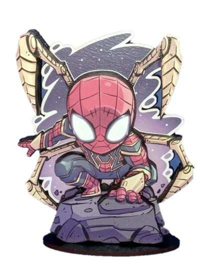 Totem 3D Homem Aranha Marvel Vingadores Decoração Display MDF 14 cm ...
