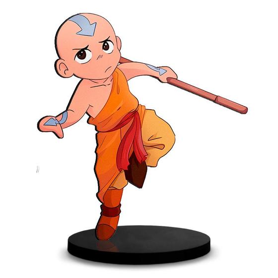Totem Médio Boneco Aang Avatar Chibi 14cm + Base - ShopC - Funko ...
