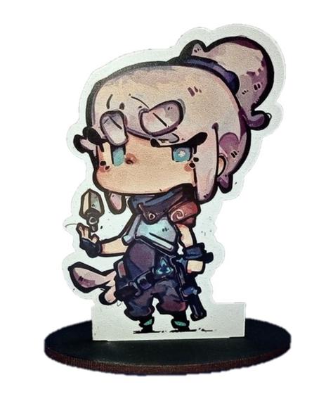 Totem Valorant Riot Games Display Stand MDF 10 cm Jett Sova Killjoy ...