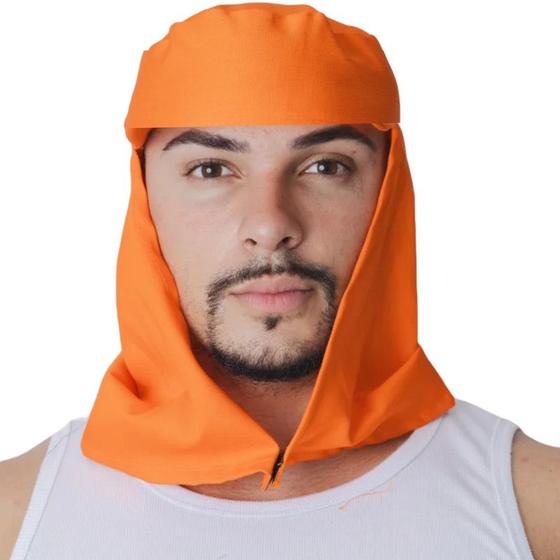 Touca Árabe Sem Aba Brim com Elástico e tiras autocolantes BRASCAMP CA ...