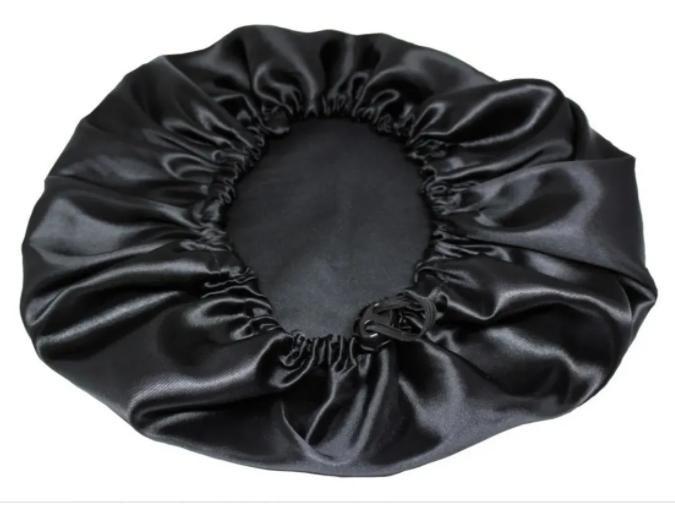 Touca de cetim para dormir Tipo BBB Ajustável Anti Frizz de Luxo ...