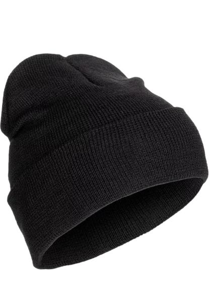 Touca De Frio Lisa Preta Gorro De Lã Inverno - DENLEX - Touca e Gorro ...