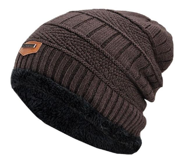 Touca De Frio Masculina Feminina Gorro Forrada Pelinho Super Quentinha ...