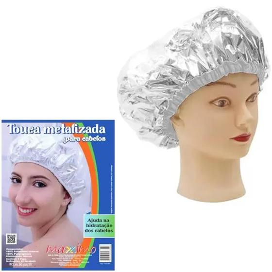 Touca Multiuso Touca Para Cabelos Térmica Metalizada Para Hidratação ...