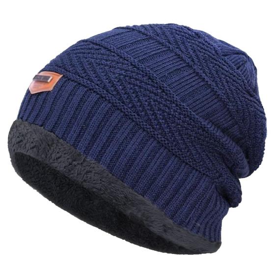 Touca Para Frio Intenso Forrada Toca Premium Estilosa de Lã Inverno ...