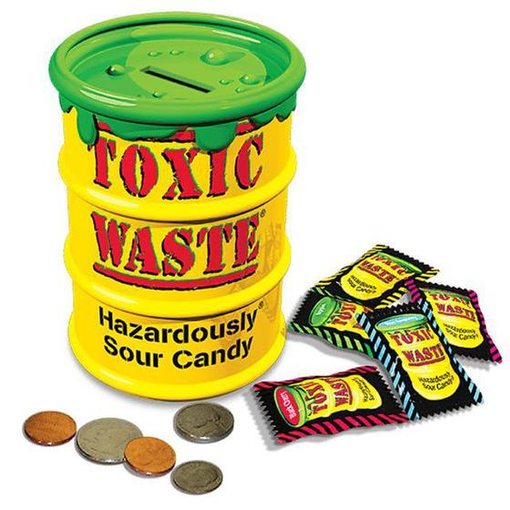 Toxic waste sour candy drum doces azedinhos (84g) - Balas - Magazine Luiza