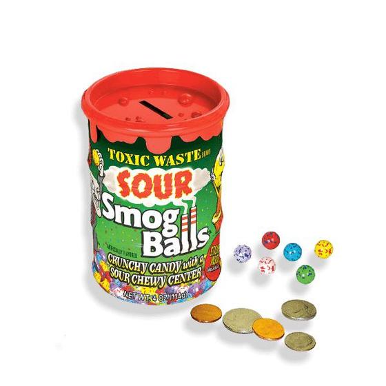 Toxic Waste Sour Smog Balls - Balas Super Ácidas 114g - Balas ...
