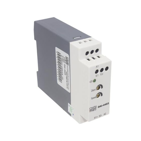 Transdutor DAI-4403 Entrada 0-5A Saída 0-10V 220VCA DAI 4403 Digimec ...