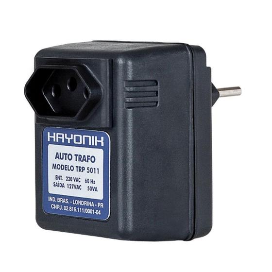 Transformador auto trafo parede entrada 220v e saida 127v 50va ...