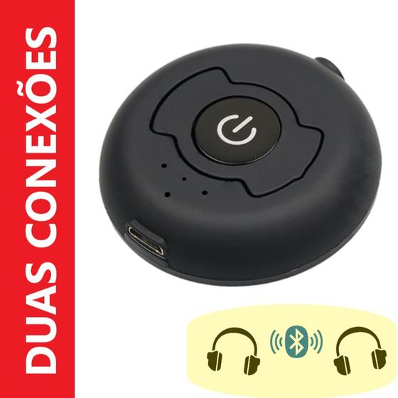Transmissor Bluetooth Dupla Conexão Simultânea dois Dispositivos ...