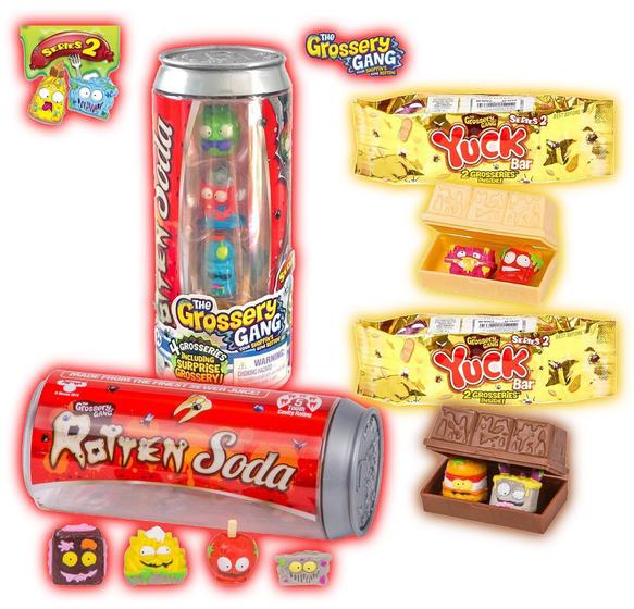 Trash Pack Grossery Gang Rotten Soda + 2 Yuck Bar Grosserie Gang - The ...