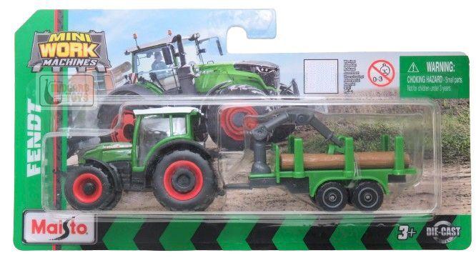 Trator Fendt Vario c/ Carreta - Mini Work Machines - 1/64 - Maisto ...