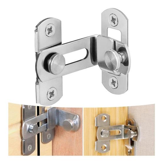 Trava Tranca Angular 90º Graus Canto Janela Fechadura Porta - SAINT ...