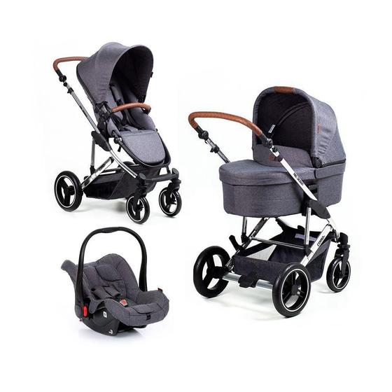 Travel System Como 4 Diamond Carrinho + Moisés + Bebê - Abc Design ...