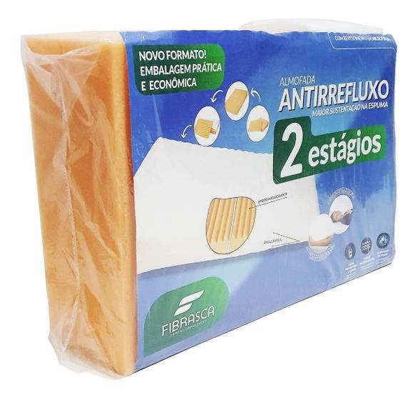 Travesseiro Anti Refluxo Adulto Fibrasca Capa Íons De Prata ...