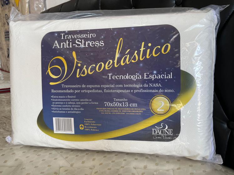 Travesseiro anti-Stress visco elástico, espuma tecnologia da NASA ...