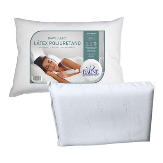 Travesseiro Daune Látex Poliuretano - Travesseiro Comum - Magazine Luiza