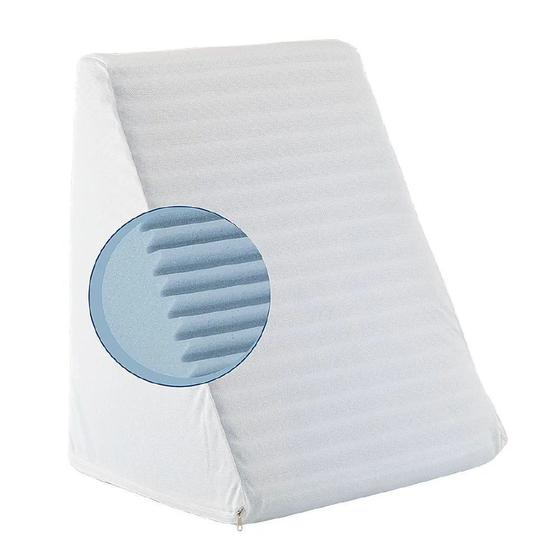 Travesseiro Encosto Anatômico Triangular Lombar Performance de Látex ...