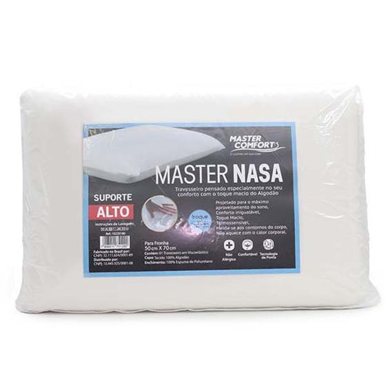 Travesseiro Master Nasa Master Comfort - Travesseiro Comum - Magazine Luiza