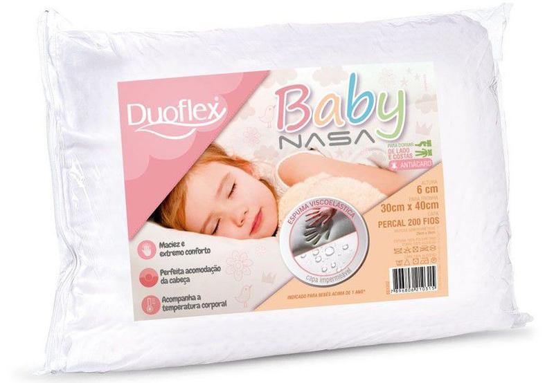 Travesseiro Nasa Baby Bebê Infantil Criança Duoflex - Travesseiros ...