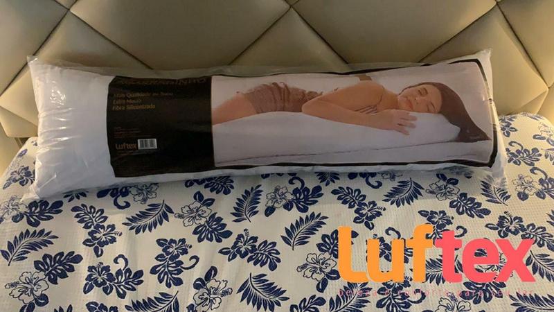 Travesseiro para corpo agarradinho extra macio - LUFTEX - Travesseiros ...