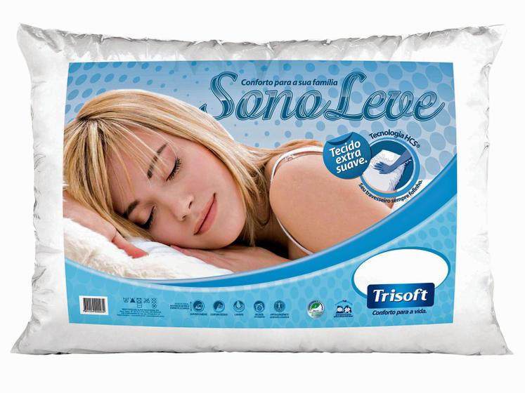 Travesseiro Percal 150 Fios - Trisoft Basic Sono Leve - Travesseiros - Magazine Luiza