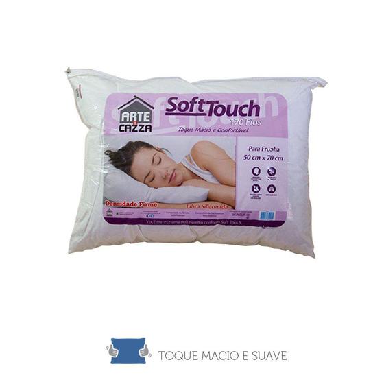 Travesseiro Soft Touch Kit 2 Peças Toque Macio- Fibra Silico - Arte E ...