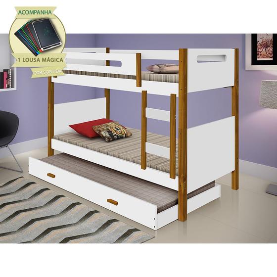 Treliche Infantil Montessoriana Solteiro Heloisa - Branca e Mel Incluso ...