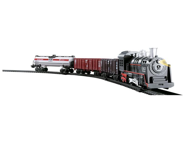 Trem Ferrorama Super Locomotiva Com Farol E Luz 14 Peças - Importway ...