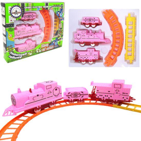 Trem / ferrorama train set com 9 pecas a pilha na caixa - 20 COMERCIAL ...