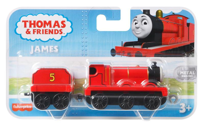 Trem James + Vagão - Thomas e Seus Amigos Track Master - Metal - Fisher Price - Mattel - Trem de ...