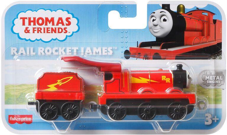 Trem Rail Rocket James + Vagão - Thomas e Seus Amigos Track Master - Metal - Fisher Price ...