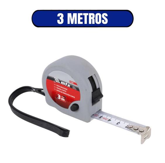 Trena 3 Metros Básica - MTX (310169) - Trena - Magazine Luiza