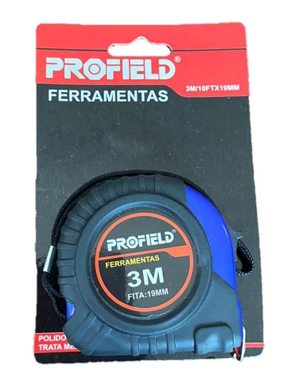 Trena 3Mts Emborrachada Fita 19Mm Profield - Trena - Magazine Luiza
