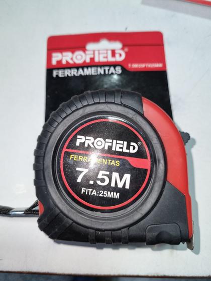 Trena 7.50 mts emborrachada fita 25 mm profield - Trena - Magazine Luiza