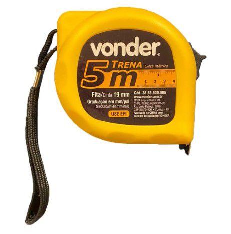 Trena de aço 5m x 19mm - vonder - Trena - Magazine Luiza