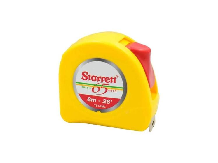 Trena De Aço 8 Metros Com Trava Kts1-8me-s Starrett - Trena - Magazine ...