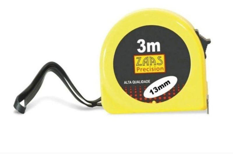 Trena De Aço com Trava 3 Metros Zaas 86,0003 - Eda - Trena - Magazine Luiza