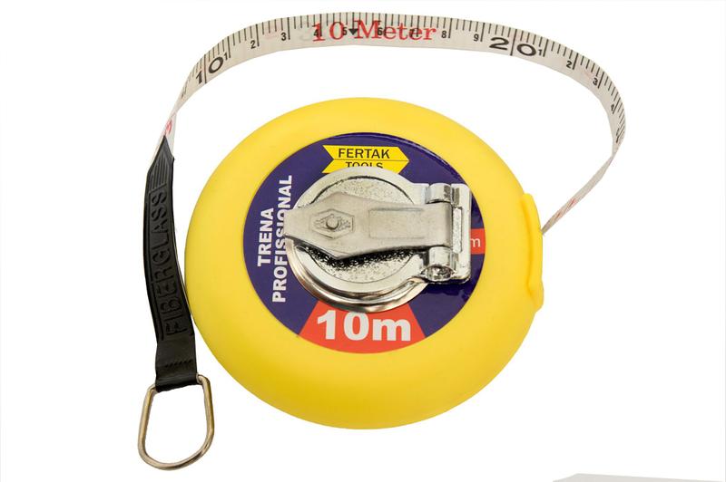 Trena de Fibra de Vidro Estojo 10 metros Fertak - Trena - Magazine Luiza