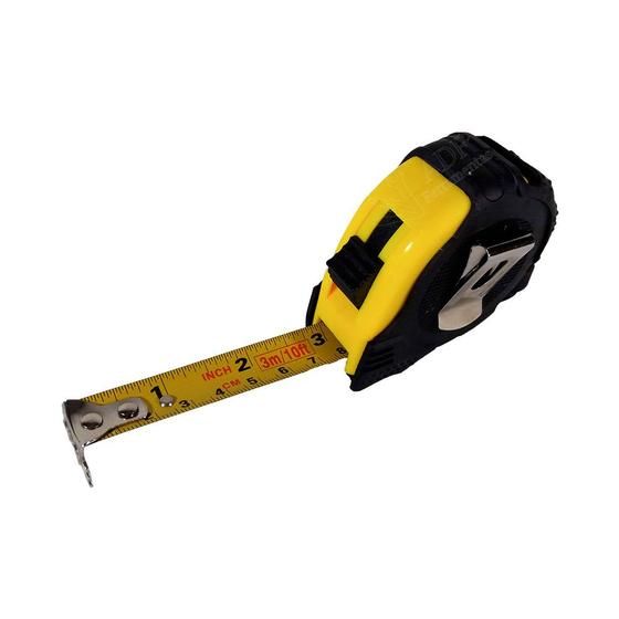 Trena Emborrachada 3 metros Fita Metálica Com 3 Travas Lotus - Trena ...