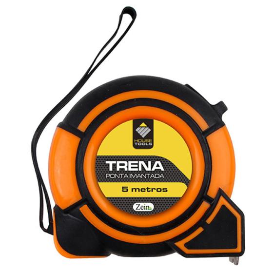 Trena Fita De Aço 5m Emborrachada Trava Resistente Imantada - Zein ...