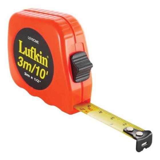 Trena Fita Metrica Bolso Com Trava Portatil 3m Lufkin - APEX - Trena ...