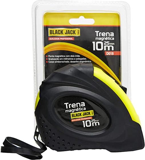 trena métrica emborrachada 10 mts * 25mm (c/ima no ponteiro) - troya tools - Trena - Magazine Luiza