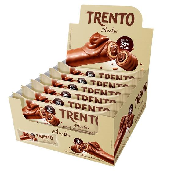 Trento Avelãs - Peccin DP c/16 - ** PEC PECCIN - Chocolate / Barra de ...