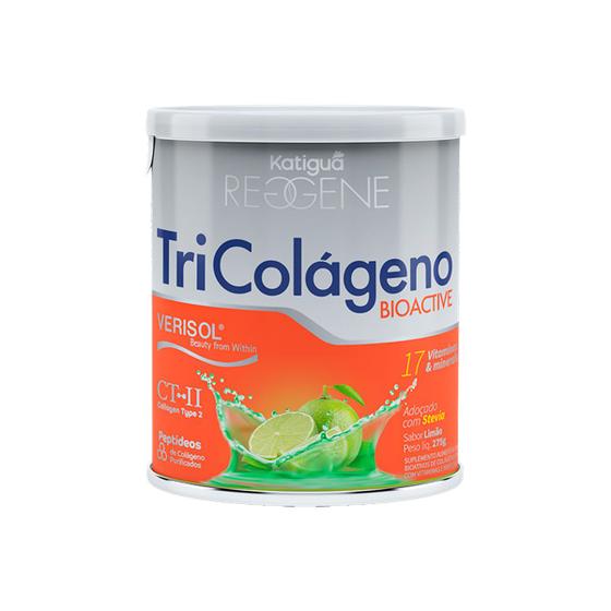 Tri Colágeno Bioativo Limão 275g Peptídeos de Colágeno, Verisol e Tipo ...